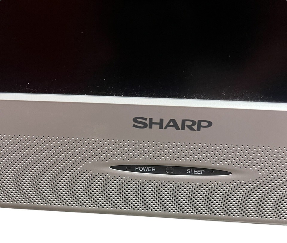 Sharp 20" Flat Screen Color TV LC-20SH3U LCD Crystal 480p Retro Gaming ...