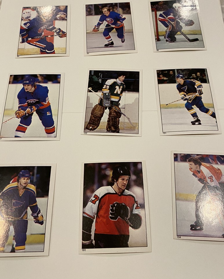 30 1983 Topps Hockey Stickers Wayne Gretzky #307 Mike Bossy #306 Lanny ...