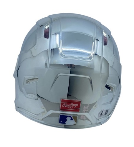 BO JACKSON SIGNED KANSAS CITY ROYALS CHROME BATTING HELMET BECKETT COA ...