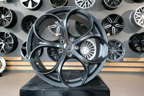 4X R18 Inch 5x110 Alfa Romeo Rolo Style Gun Metal Wheels: Fits For ...