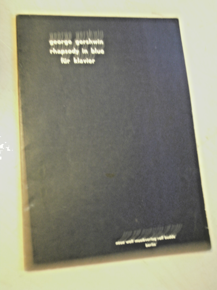 Old Sheet Music Georg Gershwin Rhapsody IN Blue for Piano New World ...