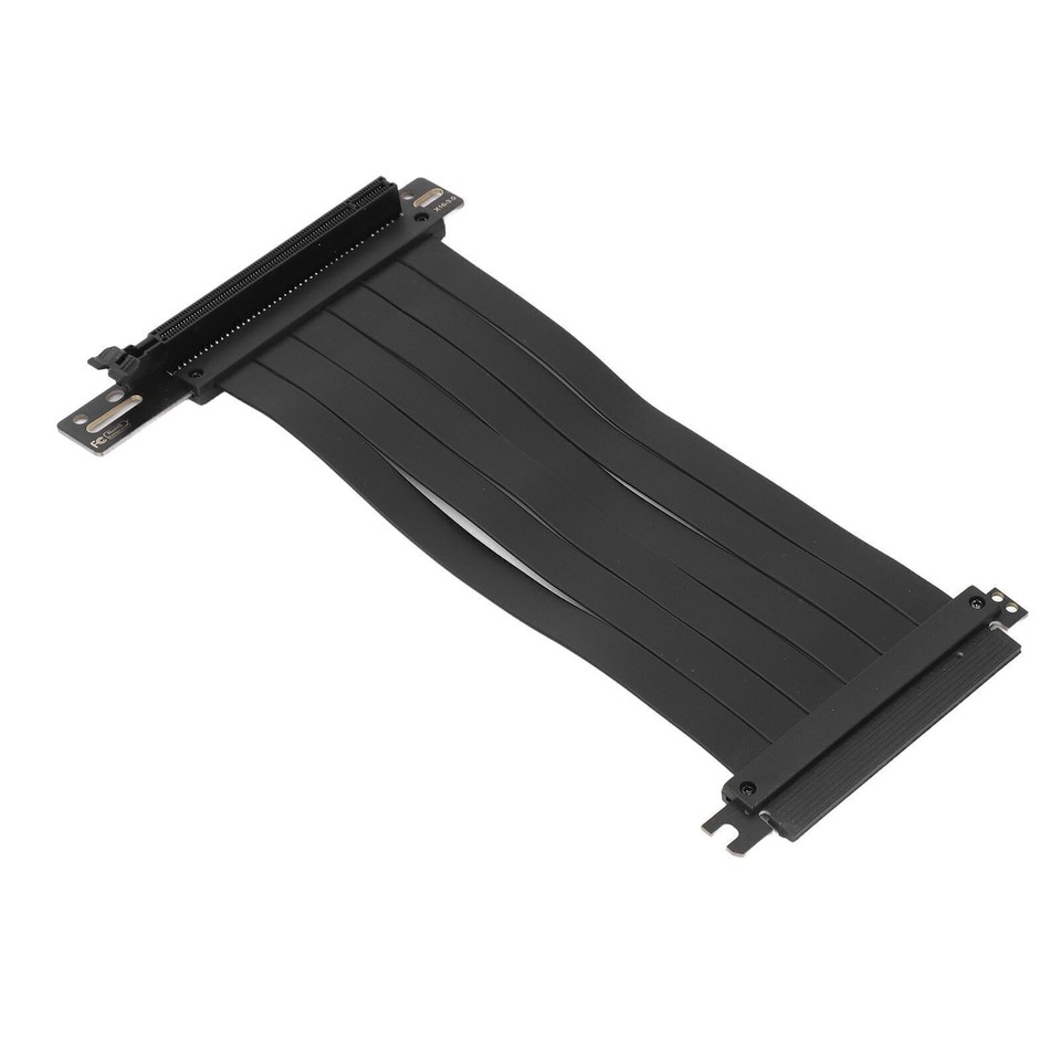 PCIe 3.0 X16 GPU Riser Cable High Speed Female 90 Degree Graphics Card ...