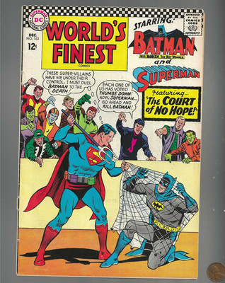 1966 DC-Worlds Finest-Superman & Batman #163- The Court of No Hope-12 ...