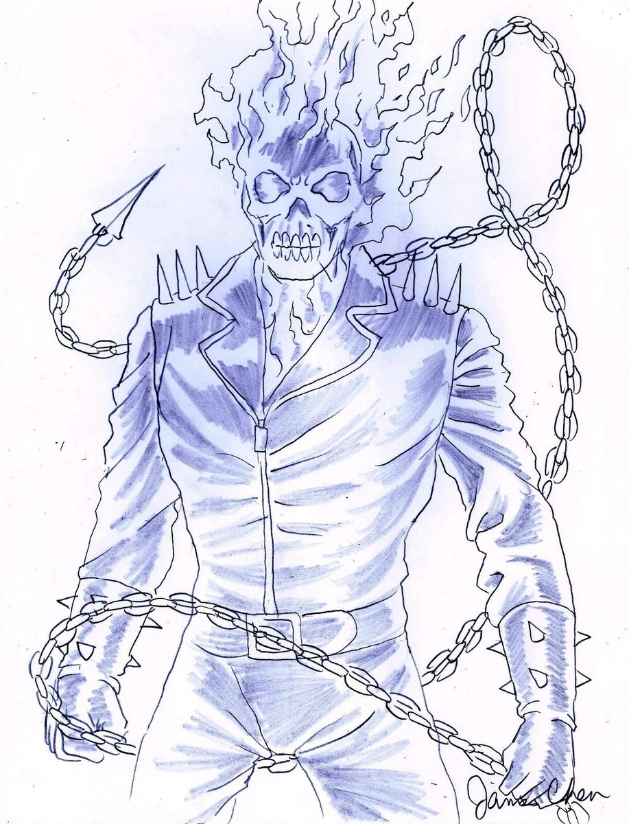 Ghost Rider 2 Drawing