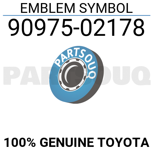 9097502178 Genuine Toyota EMBLEM SYMBOL 90975-02178 | eBay