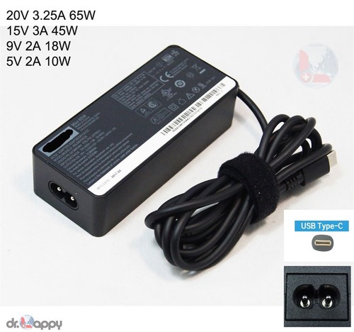 65W USB-C Power Adapter for Lenovo ThinkPad T14 Gen 5 21MC 21MD Gen 4 ...