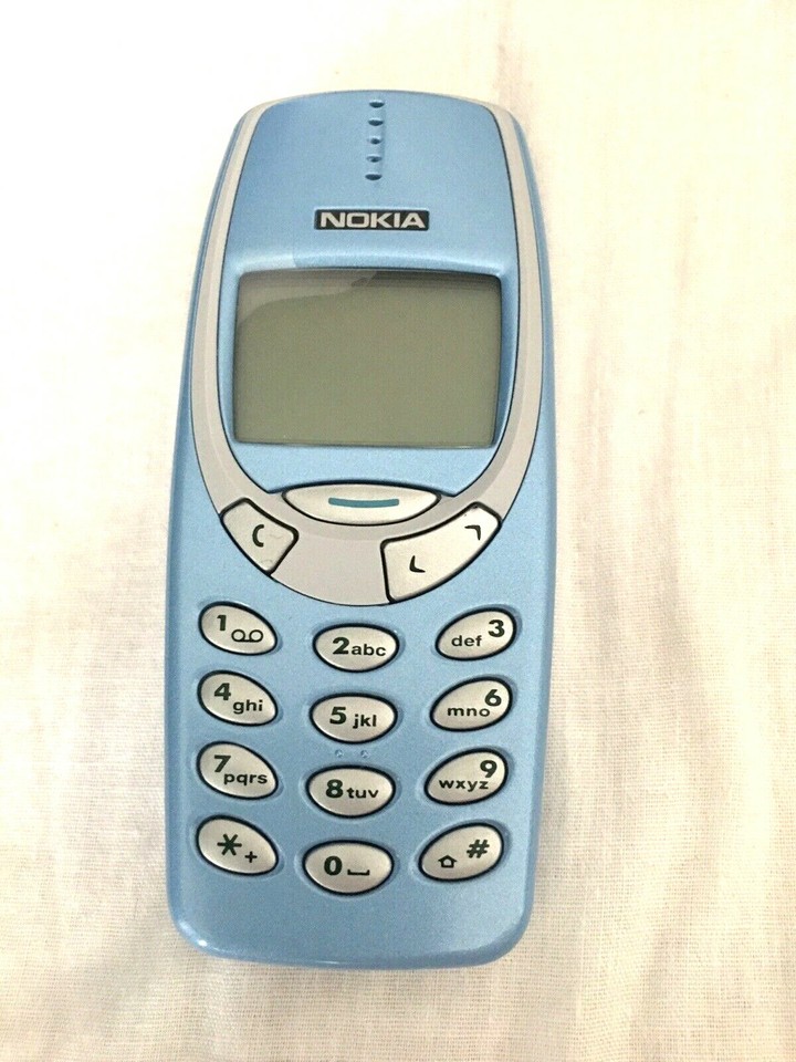 BLUE NOKIA 3310 / 3330 MOBILE 12 MONTH WARRANTY MAINS PLUG MINT GENUINE ...