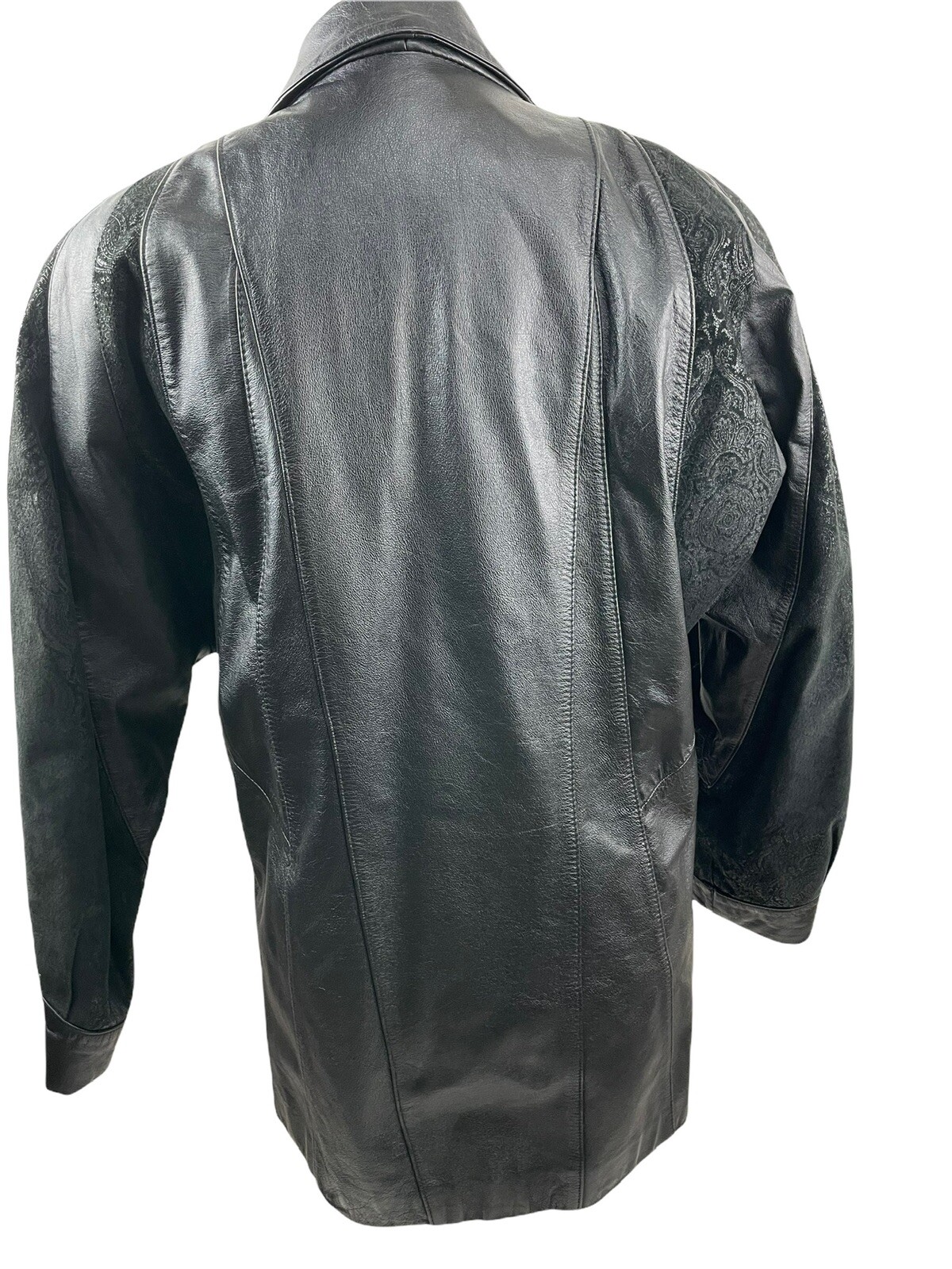 Vintage 80s Global Identity G III Black Leather Jacke… - Gem
