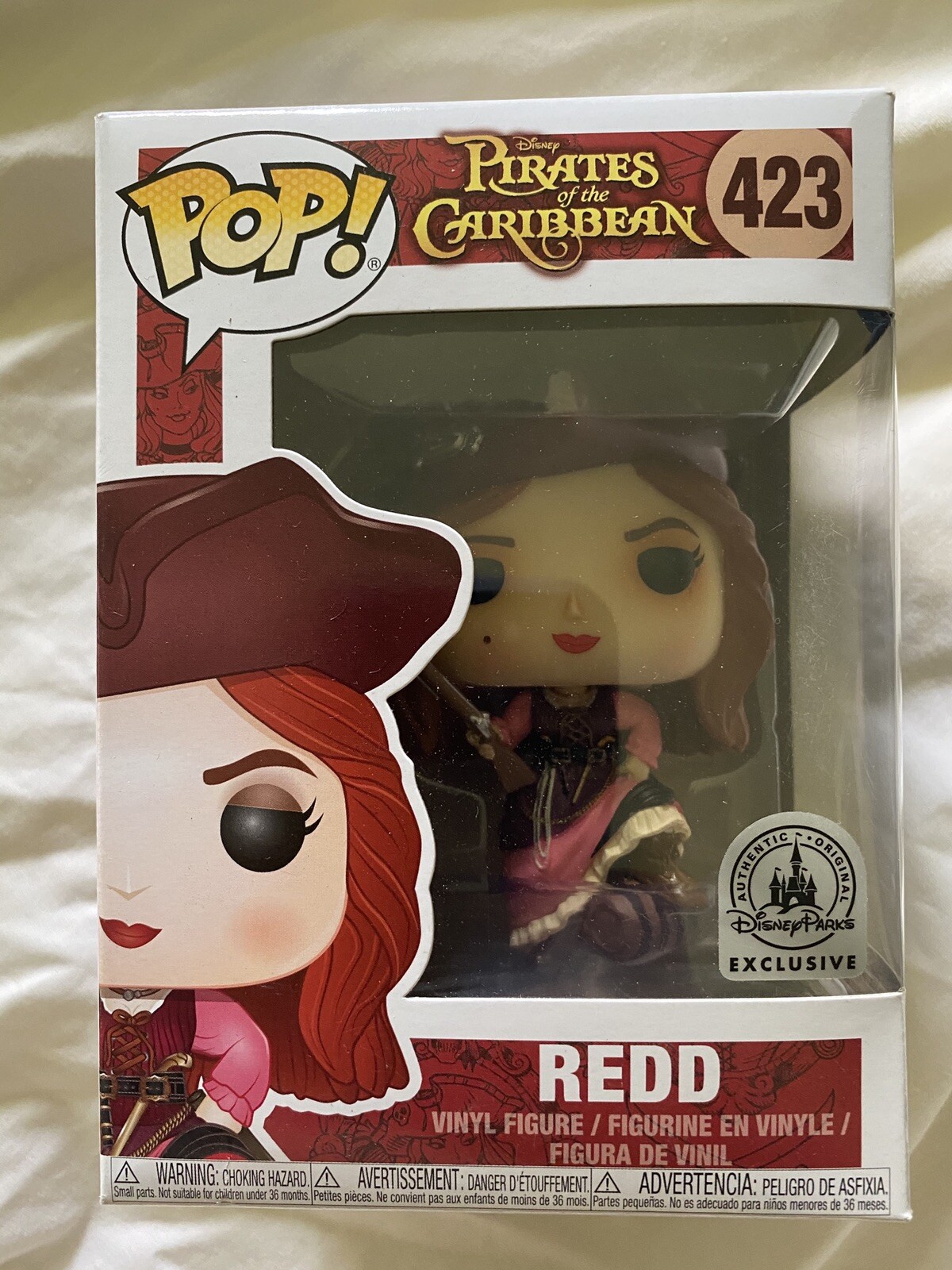 FUNKO POP! DISNEY PARKS EXCLUSIVE REDD NON METALLIC NIB SEE DESCRIPTION ...