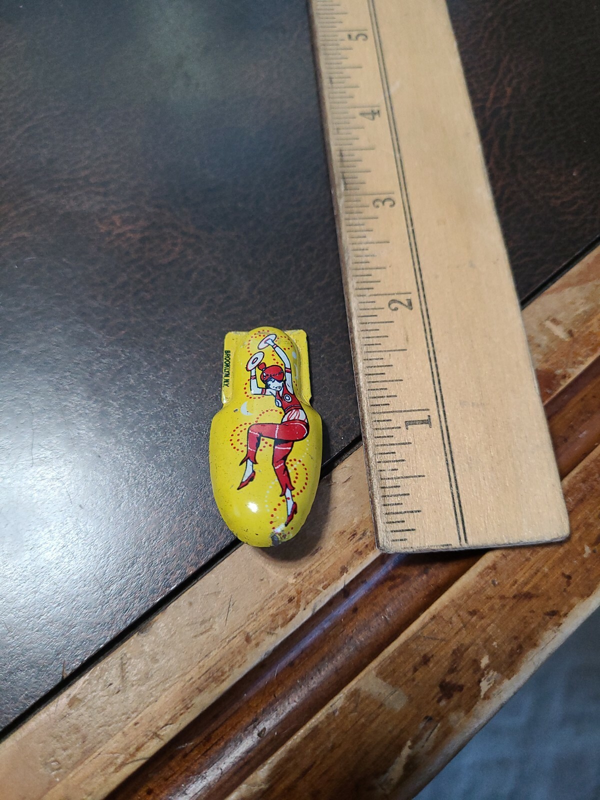 Vintage Mod Retro Pinup Girl Tin Clicker Toy | eBay