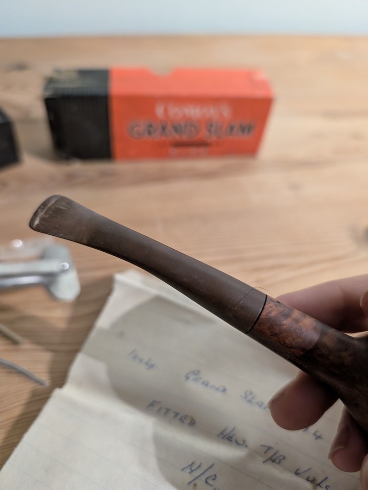 Vintage Smoking Pipe In A Comoy Grand Slam Pipe Box With Receipt | eBay UK