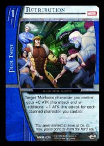 VS System: Retribution - Foil [Played] Marvel X-Men TCG CCG Classic Marvel DC DH | eBay