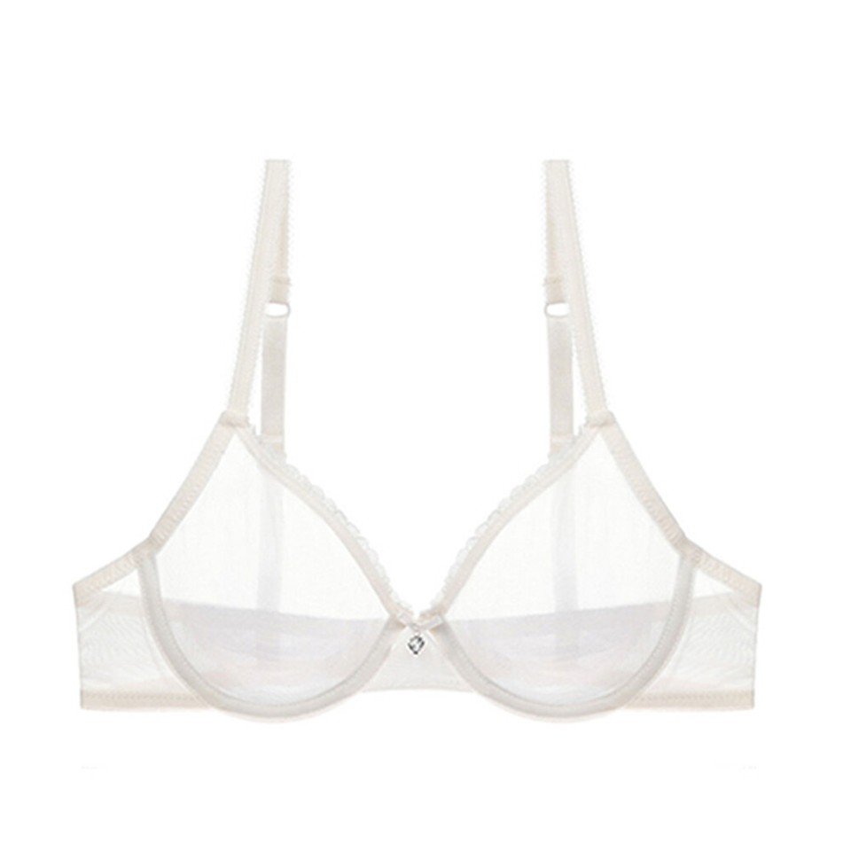 Ultra-thin Womens Bras Tops Mesh See Through Surprise Sexy Lingerie ...
