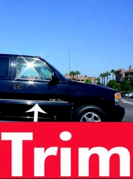 1999-2007 GMC SIERRA FRONT DOOR chrome Molding L or R 15744371 OEM USA ...