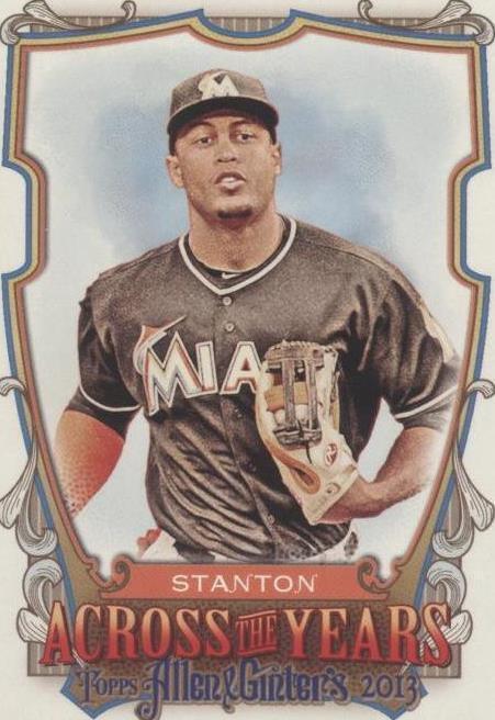 2013 Topps Allen & Ginter's - Across the Years Giancarlo Stanton #ATY ...