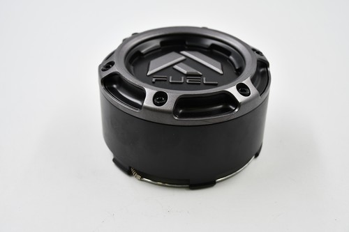 Fuel Rebel 8x6.5 Wheels Matte Black w/ Gray Logo Wheel Center Cap 1005 ...