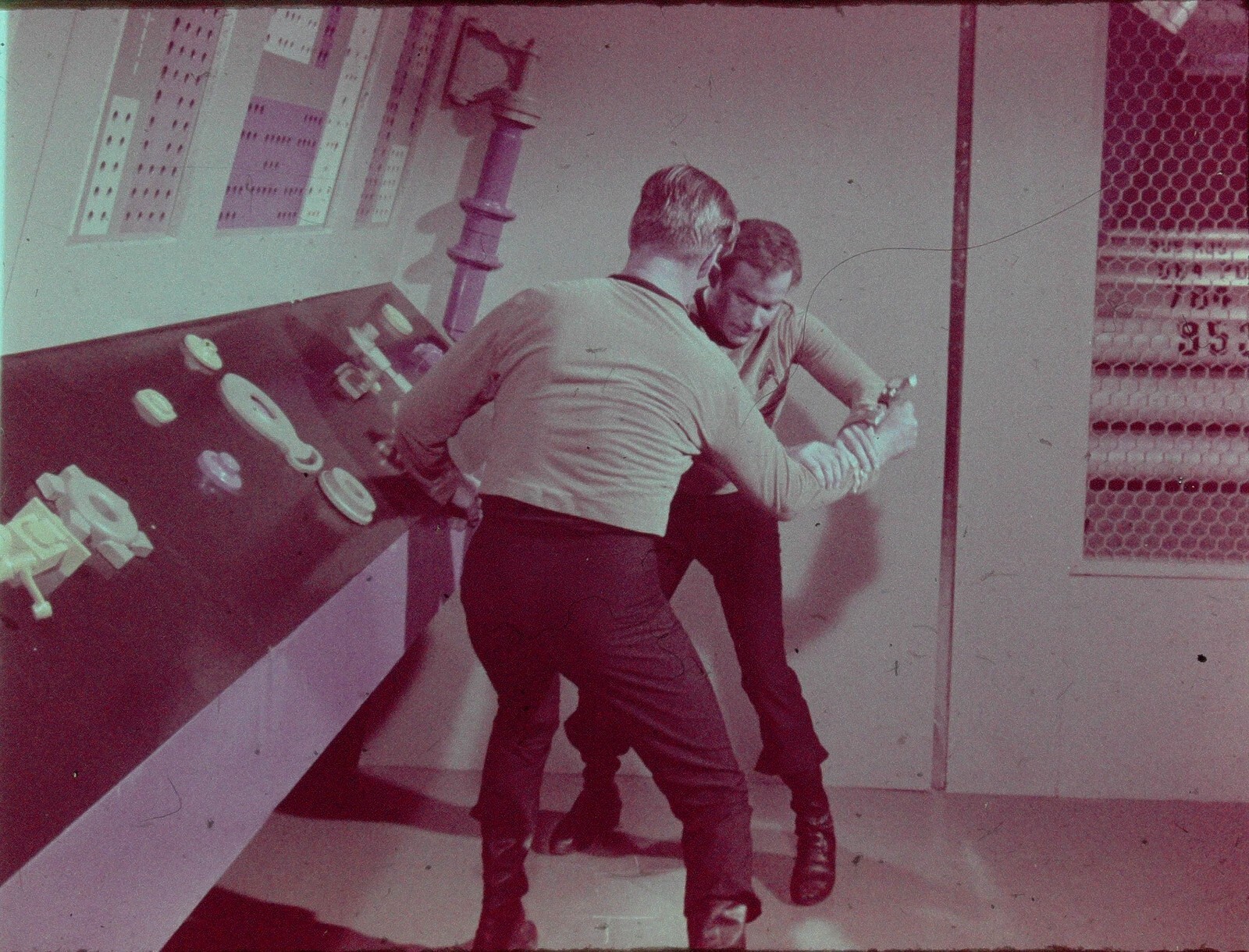 Star Trek TOS 35mm Film Clip Court Martial KIRK Ben Finney Richard Webb ...