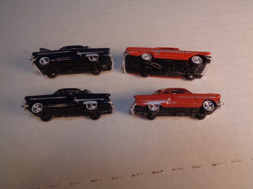 HO Scale 1:87 Lot of 4 Two Tone Sedans Classic Metal Works | eBay