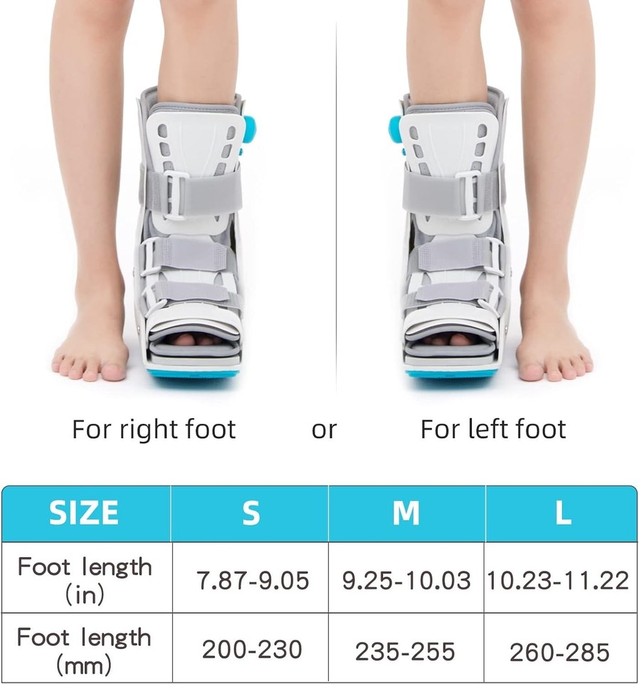 GHORTHOUD Inflatable Walker Fracture Boot Short Walker Brace Medical ...