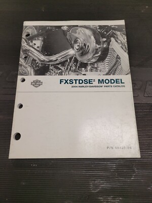 Harley Davidson 2004 FXSTDSE2 Model PARTS CATALOG 99430-04 SCREAMIN ...