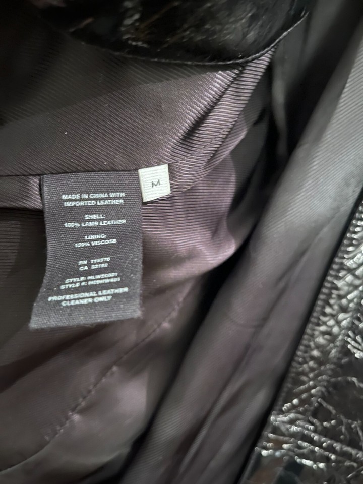 Helmut Lang Flasher Black Patent Cotton Women's Size M Trench Coat | eBay