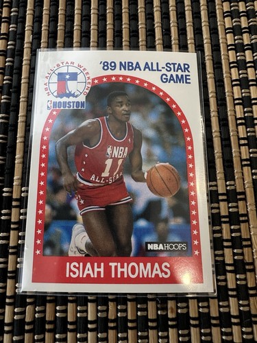 1989-90 NBA Hoops - All-Star Game #177 Isiah Thomas Error Dot Card | eBay
