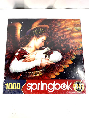 Springbok's 1000 Piece Jigsaw Puzzle Angel and Dove - Holiday ...