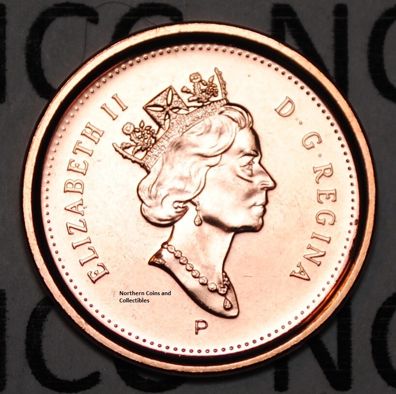 2003 P Old Effigy 1 Cent Canada Steel Nice Uncirculated Canadian Penny ...
