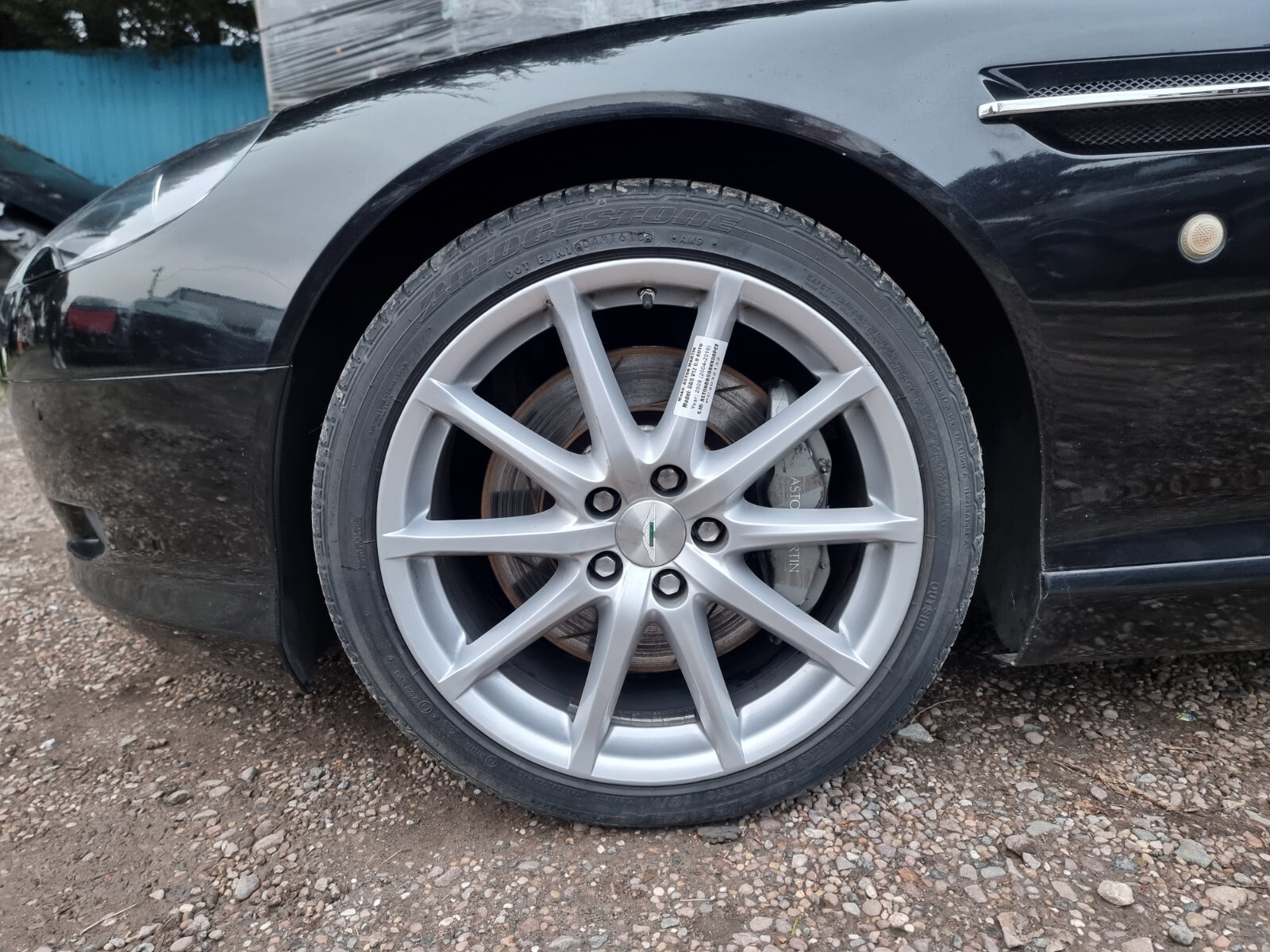 ASTON MARTIN DB9 2004 - 2013 19" INCH ALLOY WHEEL + BRIDGESTONE TYRE ...