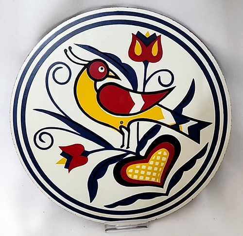 PA Dutch Co. Distelfink Lucky Bird Folk Art Hex Sign Board Disc 7.5" | eBay