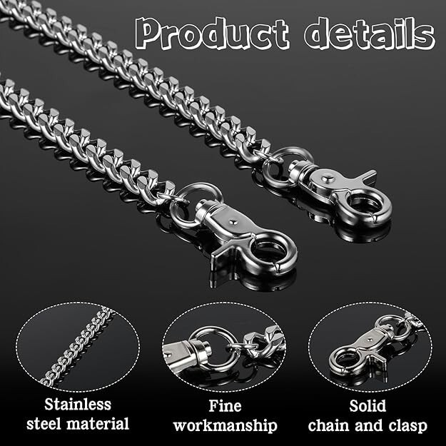 Pants Chain Jeans Chain for Men Women Goth Biker Chain Heavy Duty Metal ...