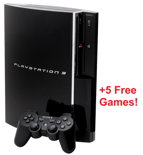 SONY PlayStation 3 PS3 Fat Console Bundle | Cords Dualshock Controller ...