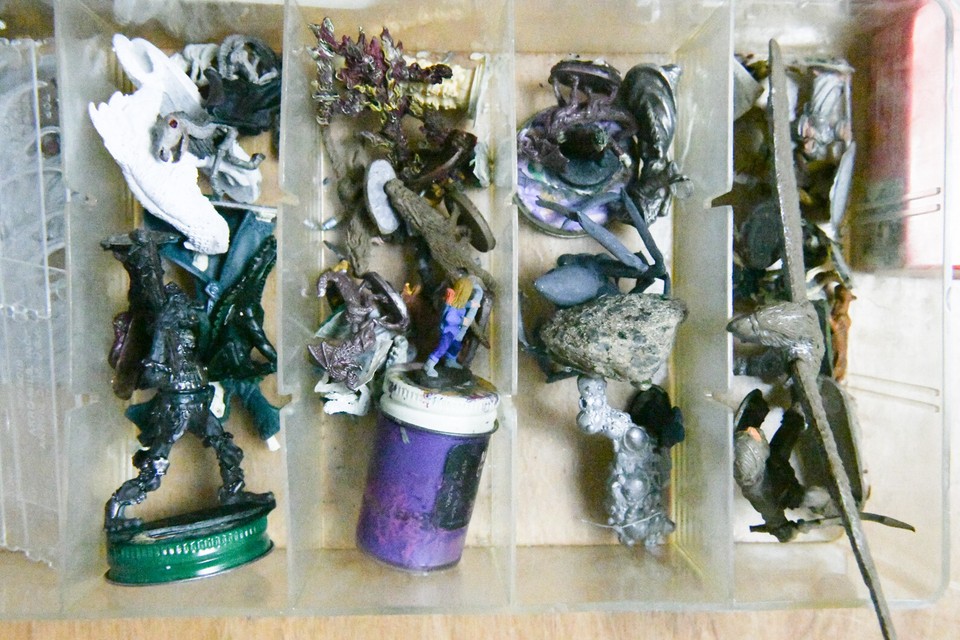 Huge Lot of Painted DnD Metal Figures with Boxes | eBay