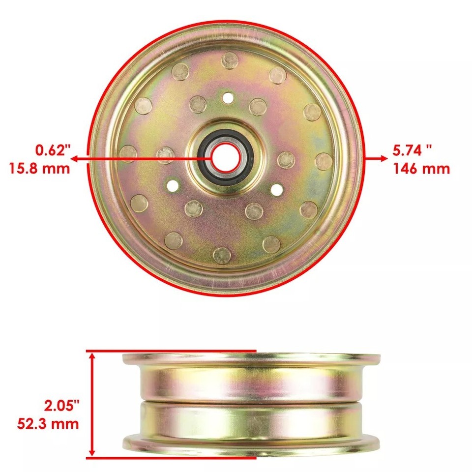 539103257 539103258 Deck Idler Pulleys For Husqvarna BX 34 D BZ 27 D BZ ...