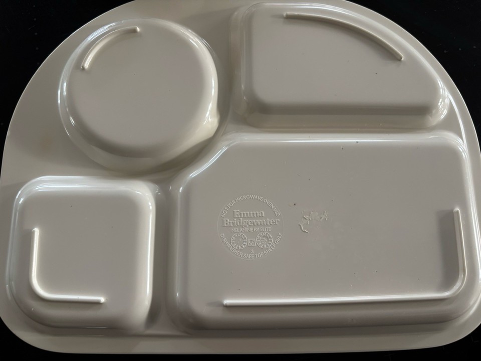 Emma Bridgewater Melamine Men At Work Divided Plate And Cup | eBay UK