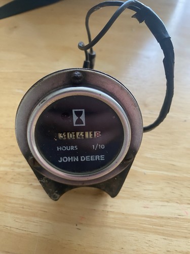 RARE OEM John Deere Hour Meter 3041 Hours 1968 140 Garden Tractor 110 ...