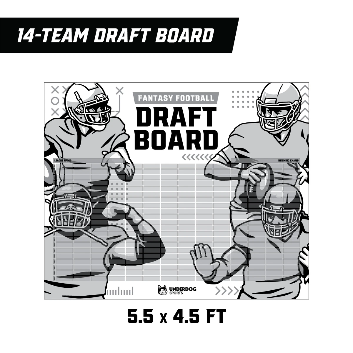 Make Your Own Fantasy Football Draft Board