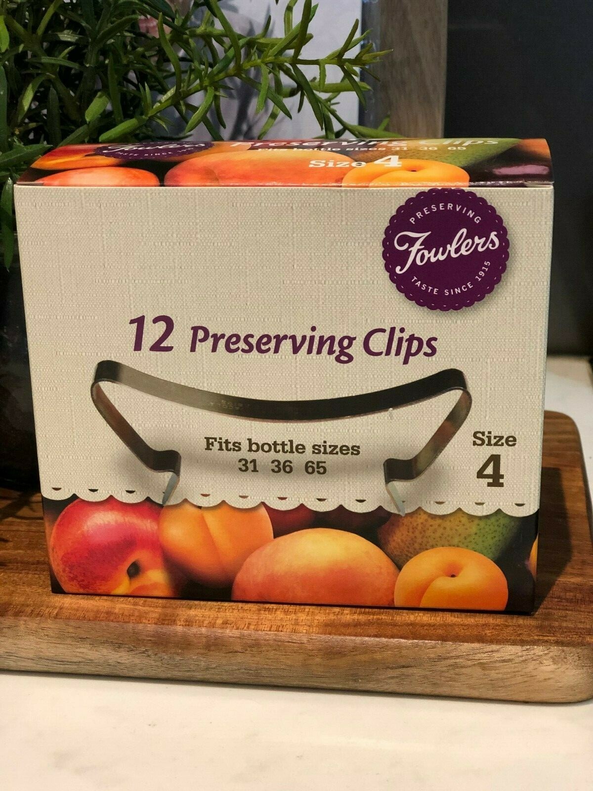 Fowlers Vacola 12 x Steel Preserving Clips Boxed Size 4 Brand New ...