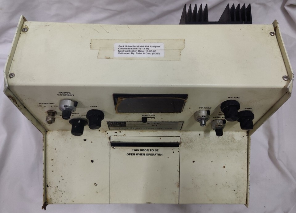 BUCK SCIENTIFIC HC-404 Total Petroleum Hydrocarbon (TPH) Analyzer | eBay
