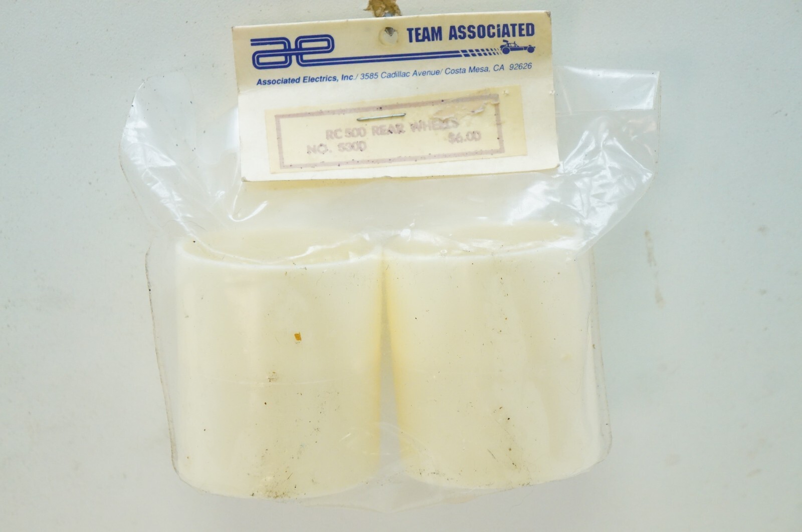 Vintage Team Associated RC500 Rear Wheels White #5300 3585 Cadillac ...