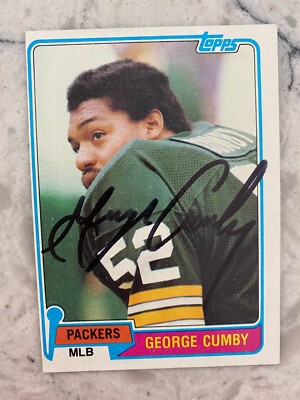 George Cumby signed GREEN BAY PACKERS card 1981 Topps ROOKIE | eBay