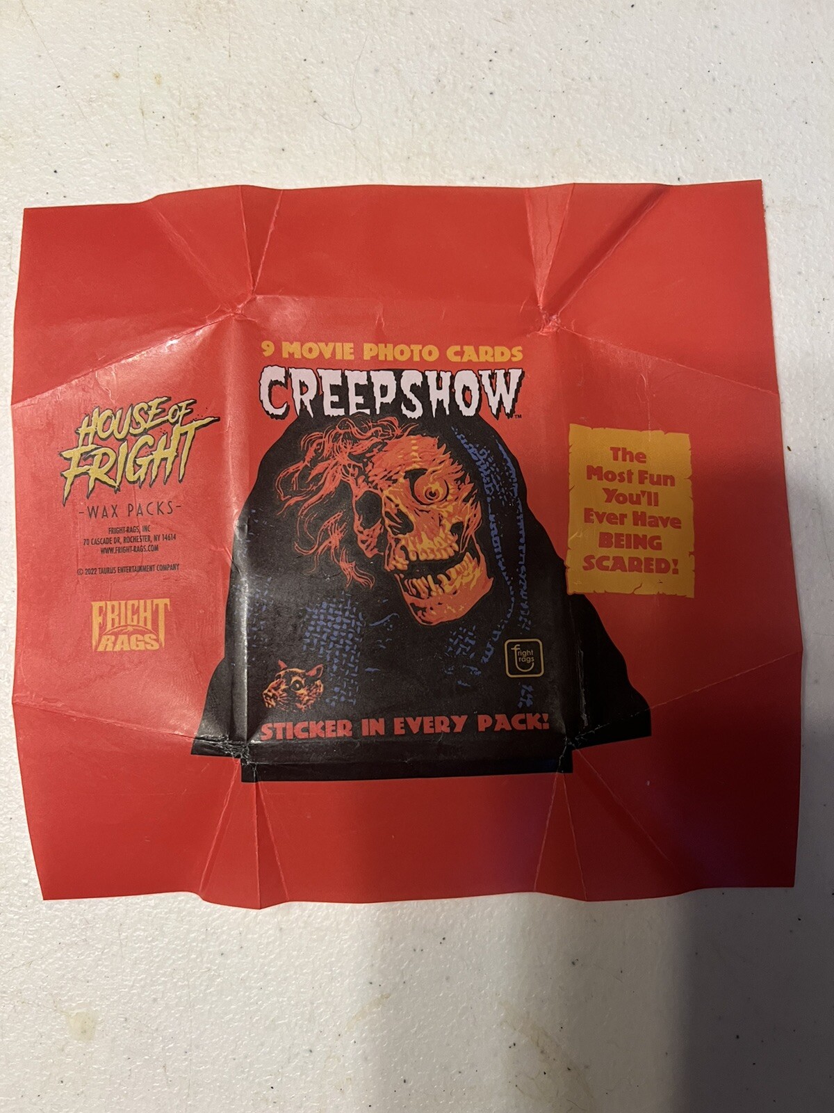 Fright Rags Creep Show , wrapper Horror Movie | eBay
