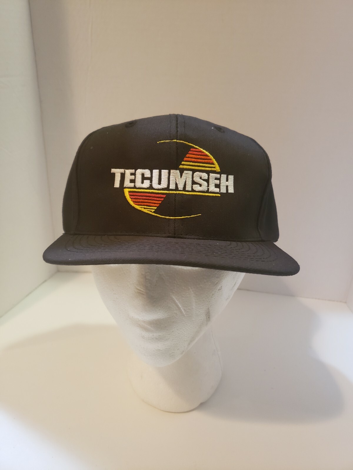 *VINTAGE* TECUMSEH Engine Motorsports HAT Snapback Bl… - Gem