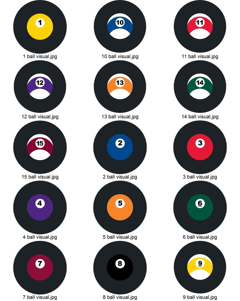 Billiard Pool Table Pool Ball Bar Stools 8 Ball 9 Ball Billiards | eBay