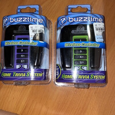 Cadaco Buzztime Home Trivia System Wireless Controller - Purple/green ...