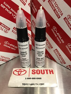 Genuine Toyota Lexus OEM Touch Up Paint 089 WIND CHILL PEARL & BASE ...