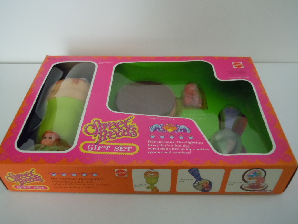 RARE SWEET TREATS 1978 MATTEL GIFT SET OF 3:CARAMELLIE ,VANILLA LILLY ...
