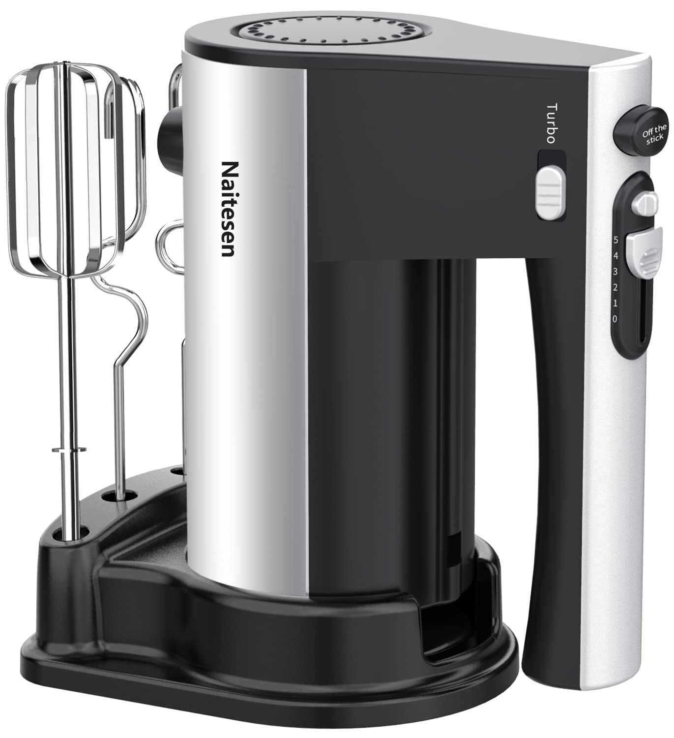 600W Electric Hand Mixer Kitchen Handheld Mixer 10 Speed Powerful with ...