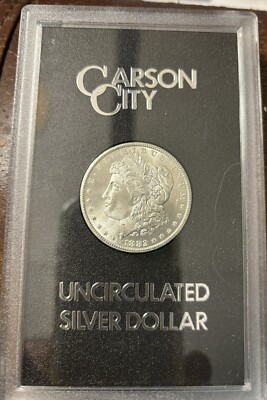 1882CC 1883CC 1884CC GSA Holder Moran Silver Dollar 3 Coin Set Mint ...
