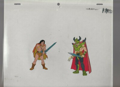 CONAN THE ADVENTURER Cartoon Animation 10.5x9" Cel SC320 A/B-22 vs ...